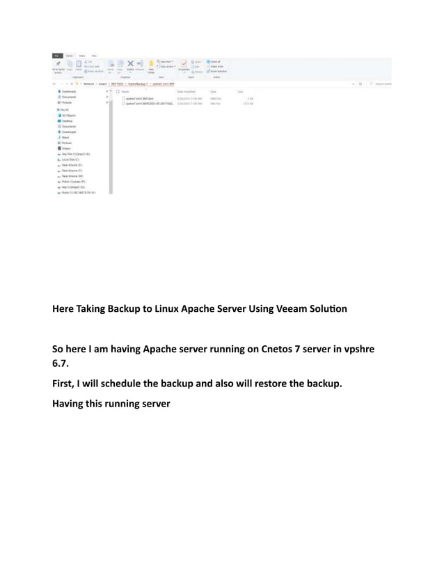 Veeam Solution and Veeam Installation Complete Guide | DOCX