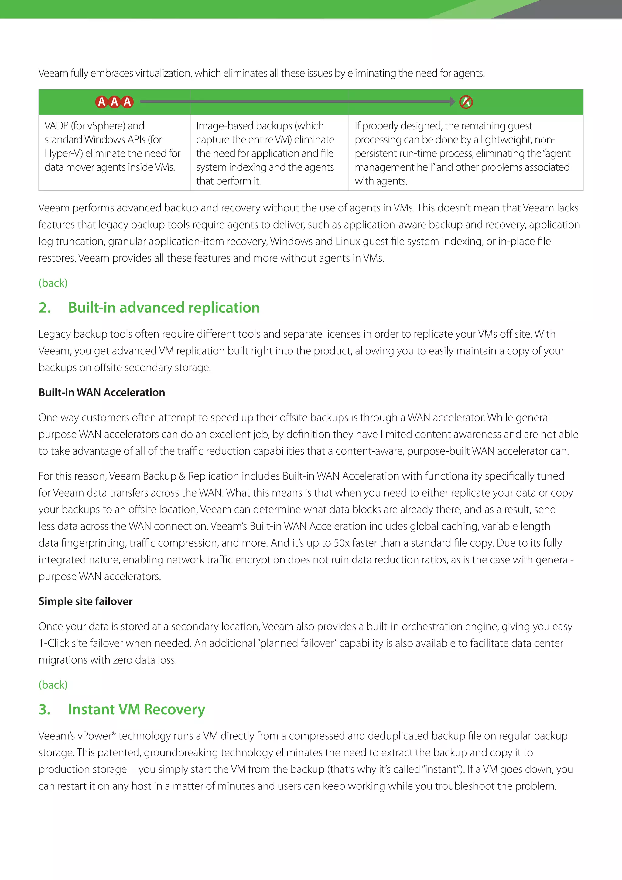 Veeam Availability top 10 reasons to choose veeam - long | PDF