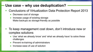 Veeam webinar - Deduplication best practices | PPT