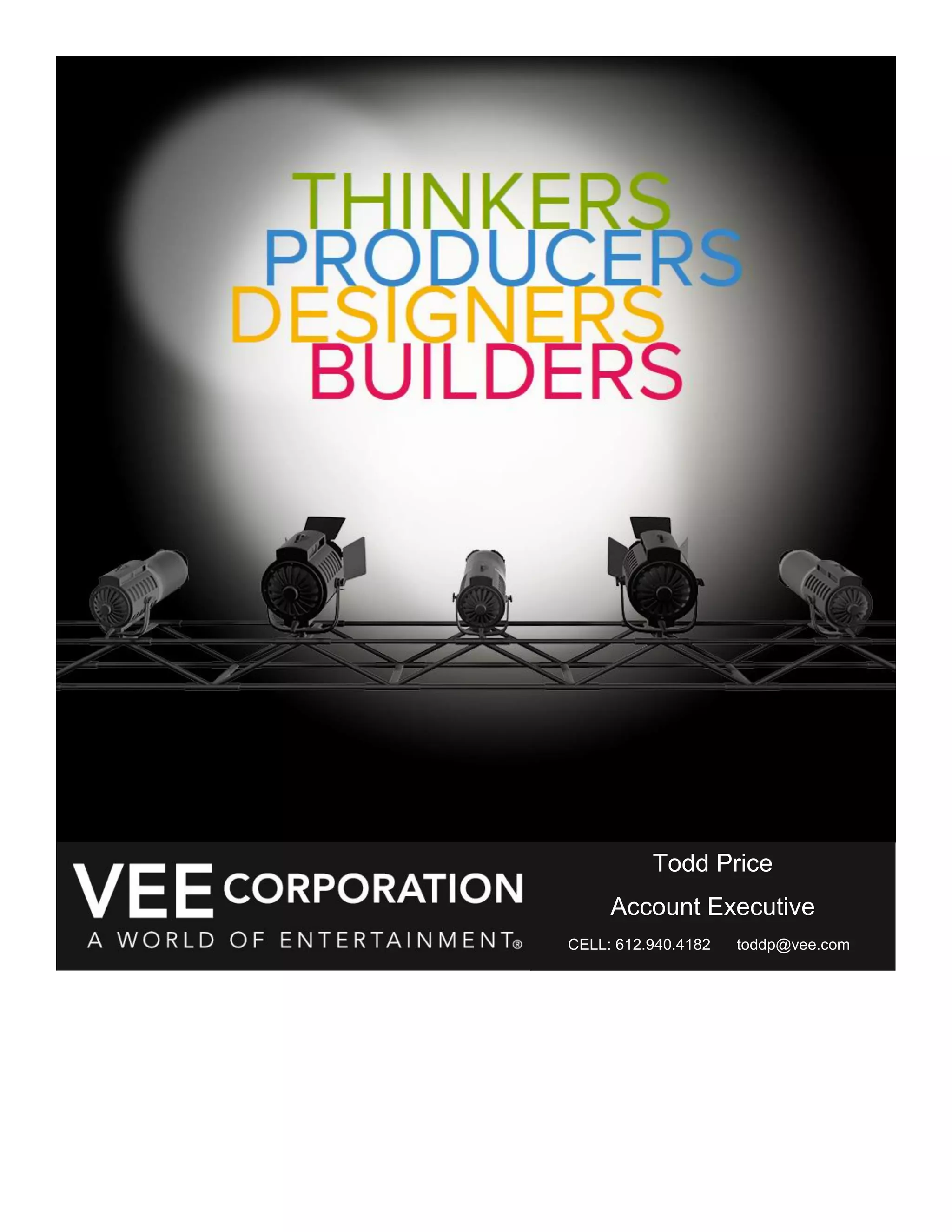 VEE capabilities Entertainment Projects | PDF