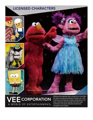 VEE capabilities Entertainment Projects | PDF