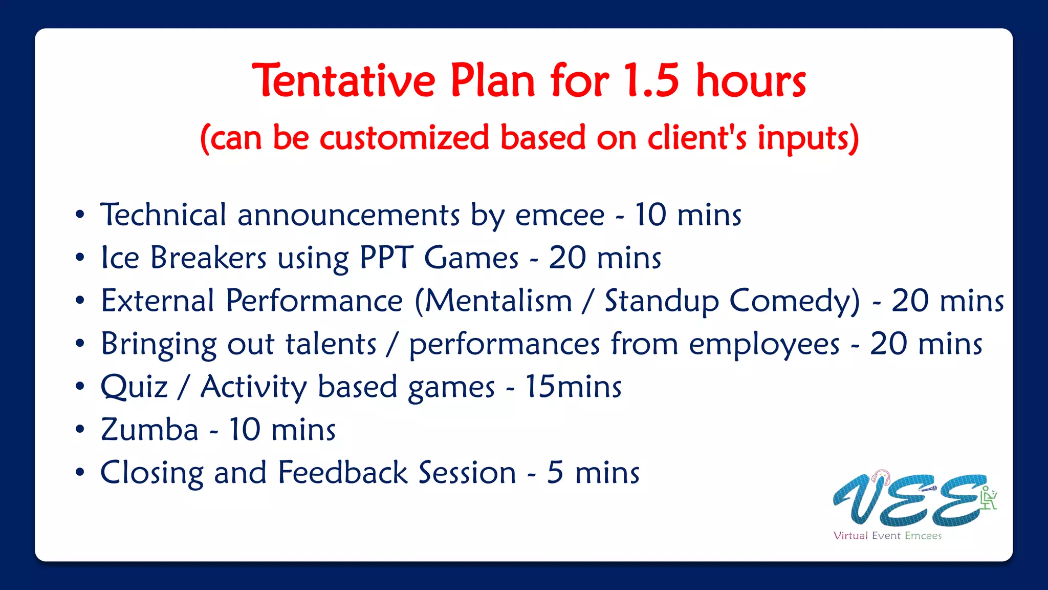 VEE Corporate Virtual Fun Activities Plan_May 2021_V2.0 | PPT