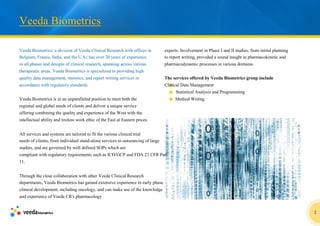 Veeda biometrics | PDF