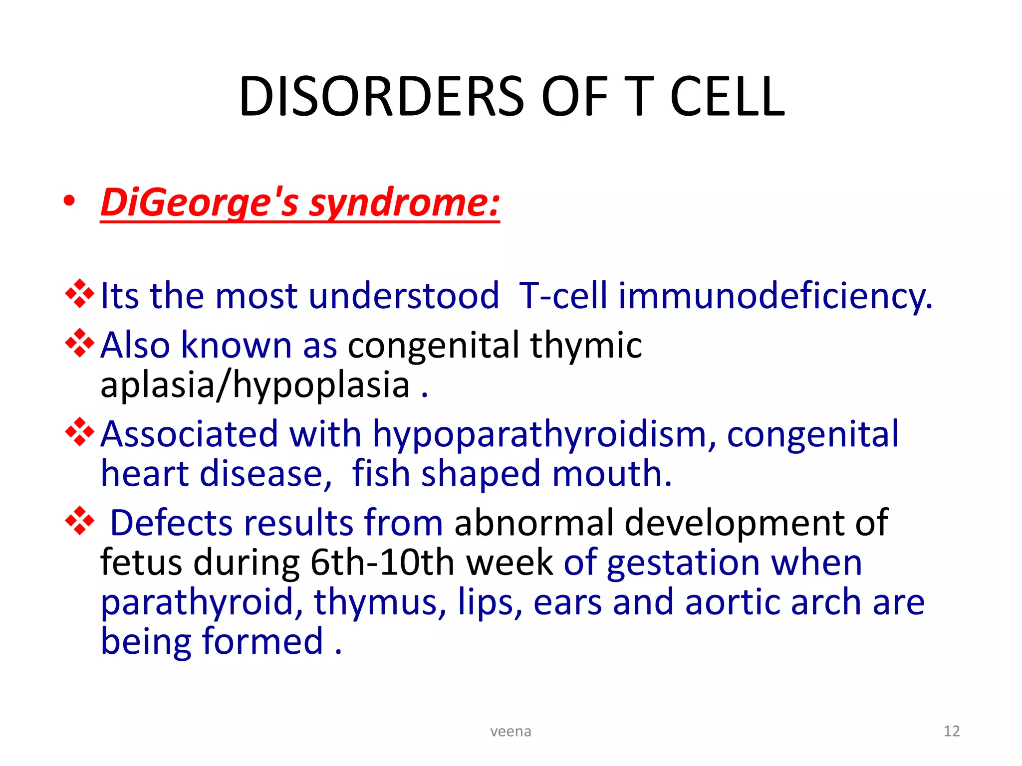 IMMUNODEFICIENCY DISEASES | PPTX | Thyroid Disorders | Endocrine and ...