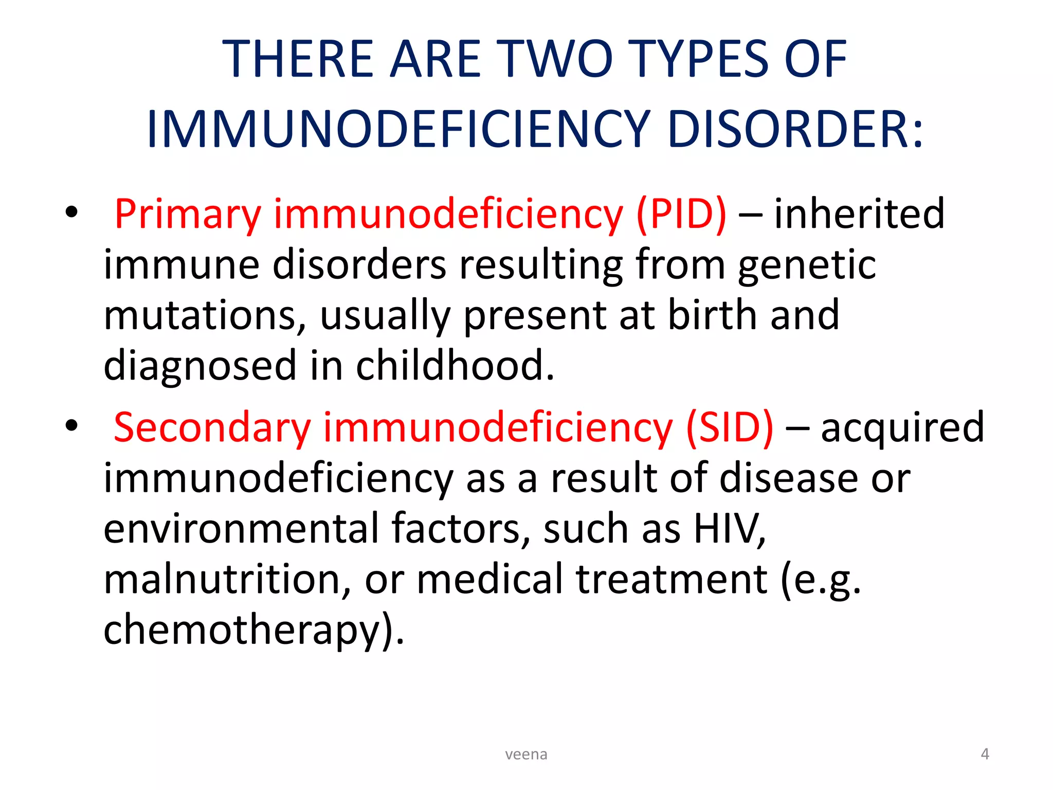 IMMUNODEFICIENCY DISEASES | PPTX | Thyroid Disorders | Endocrine and ...