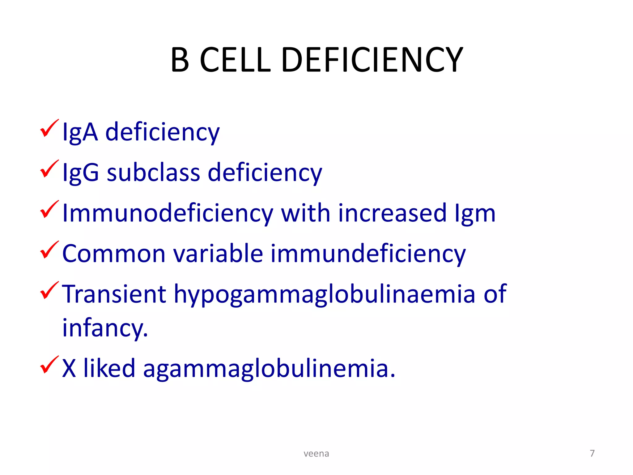 IMMUNODEFICIENCY DISEASES | PPTX | Thyroid Disorders | Endocrine and ...