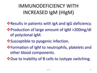 IMMUNODEFICIENCY DISEASES | PPTX