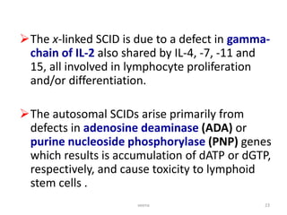 IMMUNODEFICIENCY DISEASES | PPTX