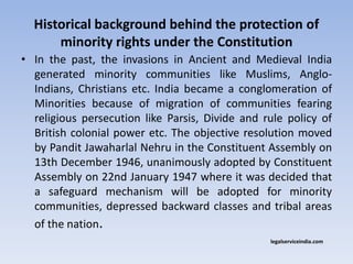 Ppt on protection of minorities in india | PDF