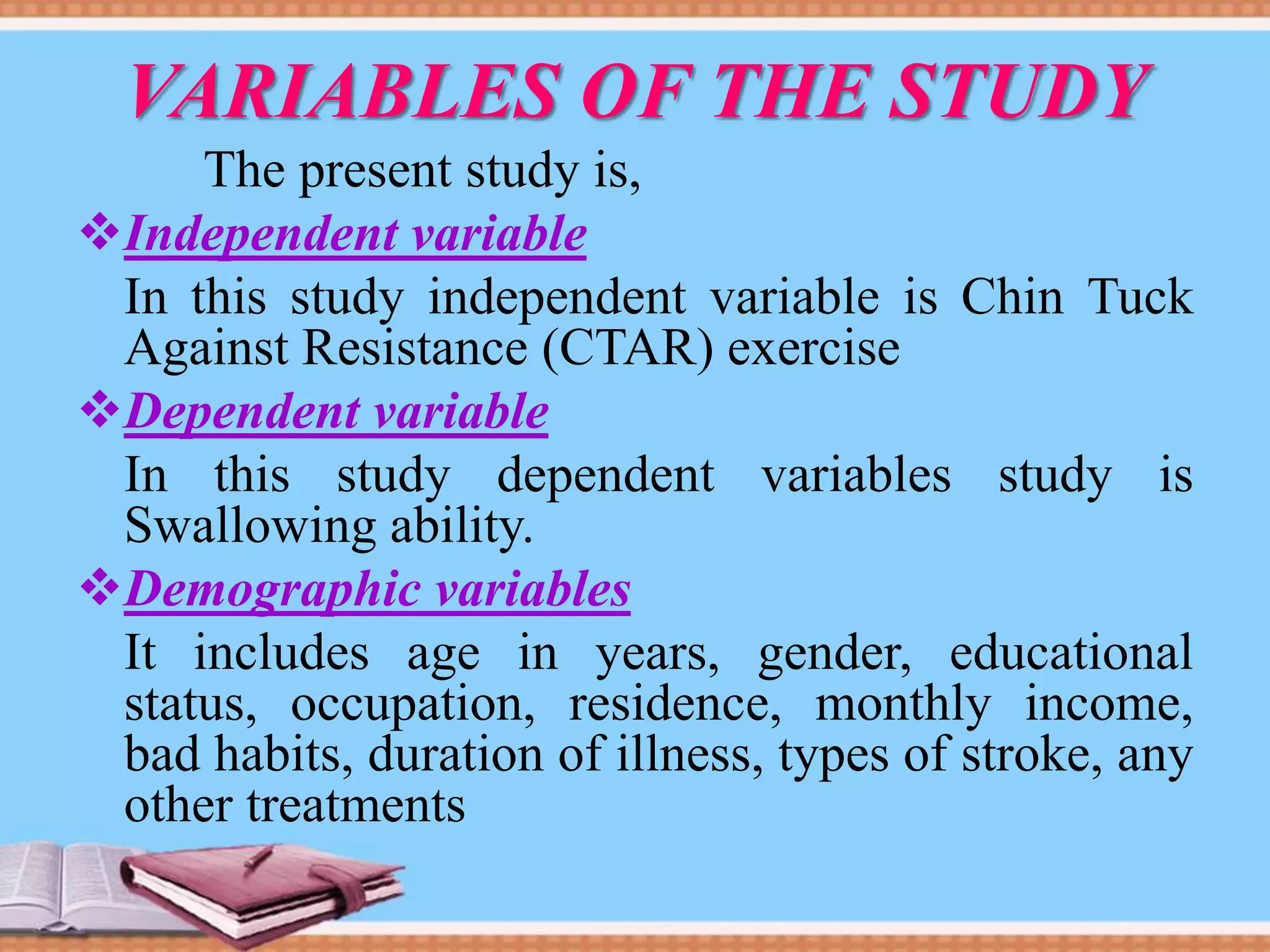 Effectiveness of Chin Tuck Against Resistance (CTAR) exercise in ...