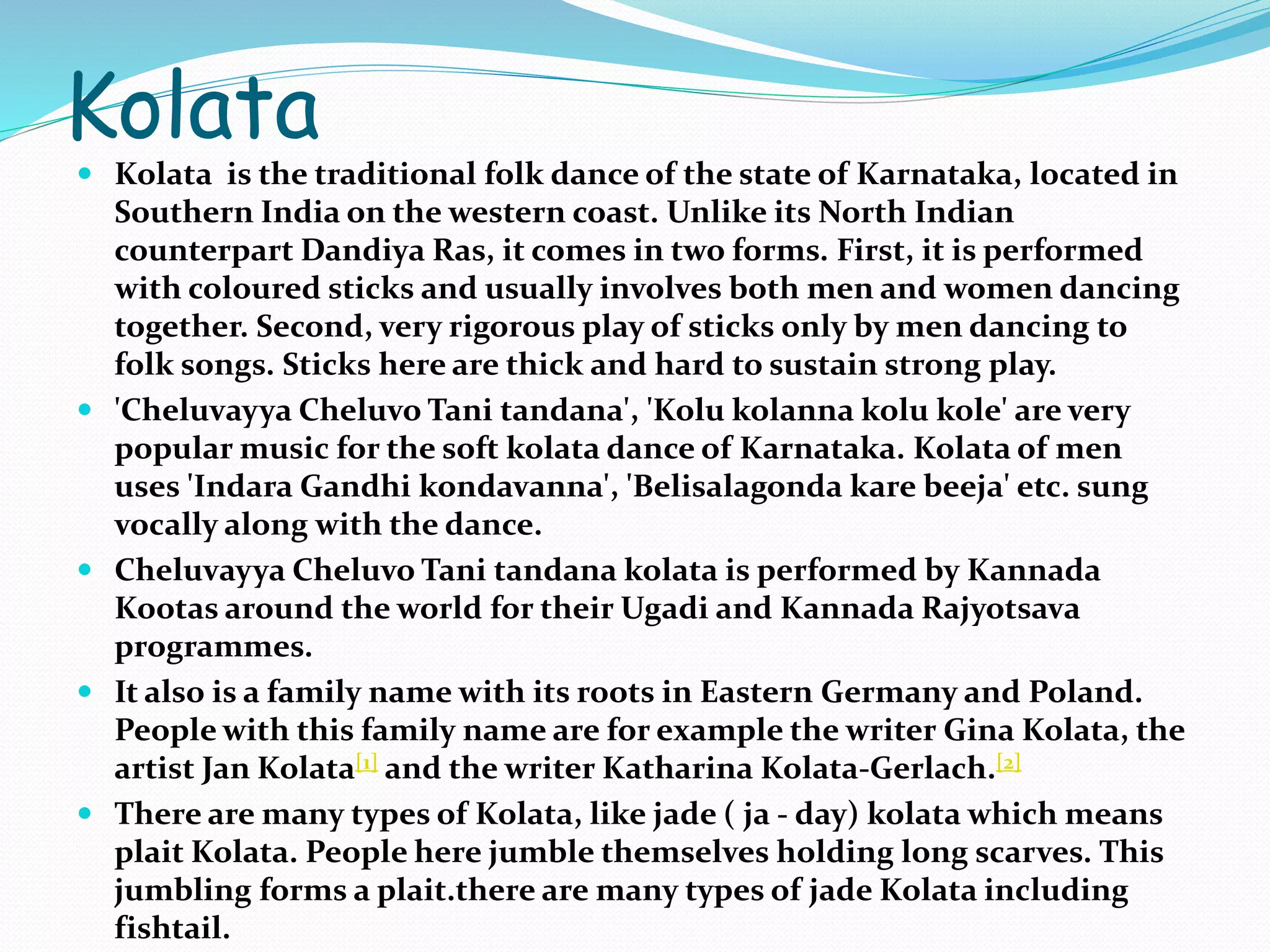 Veeragase & kolata ppt | PPTX