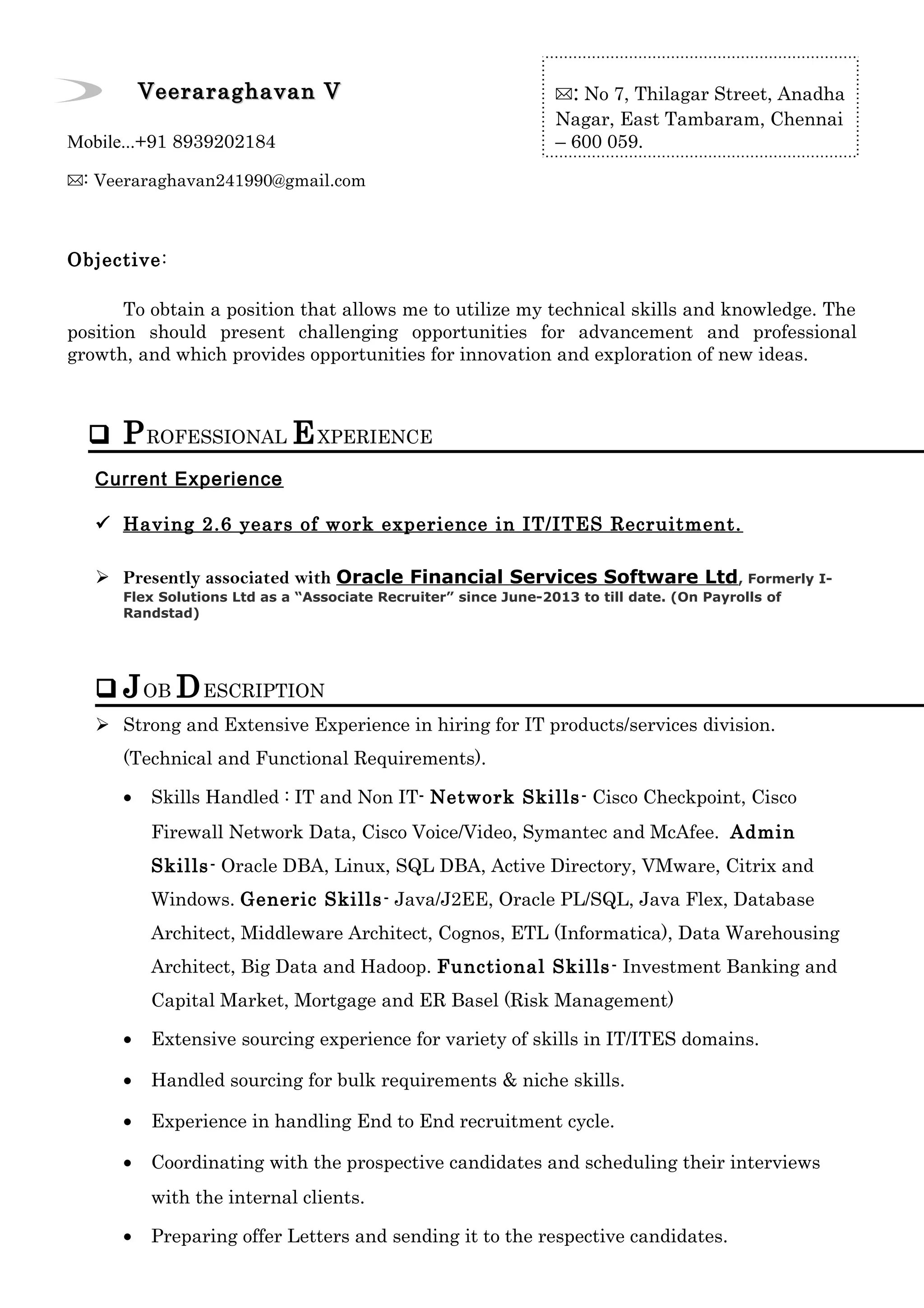 Veeraraghavan. V | PDF