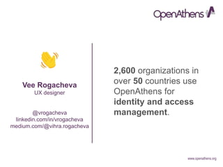 Vee Rogacheva (UX Designer, OpenAthens) - How can user centred design transform the library ...