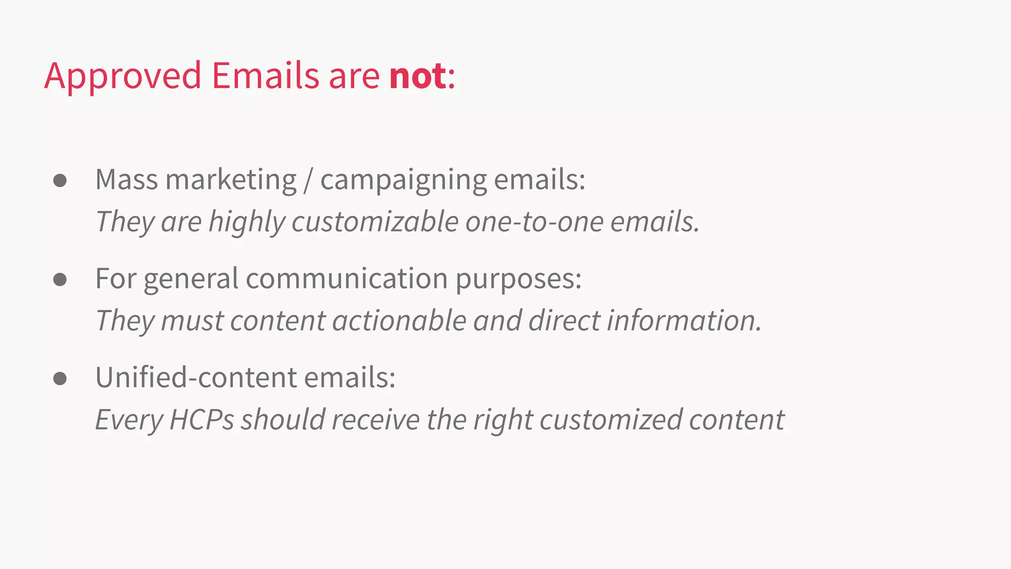 Veeva Approved Emails - Overview | PPT