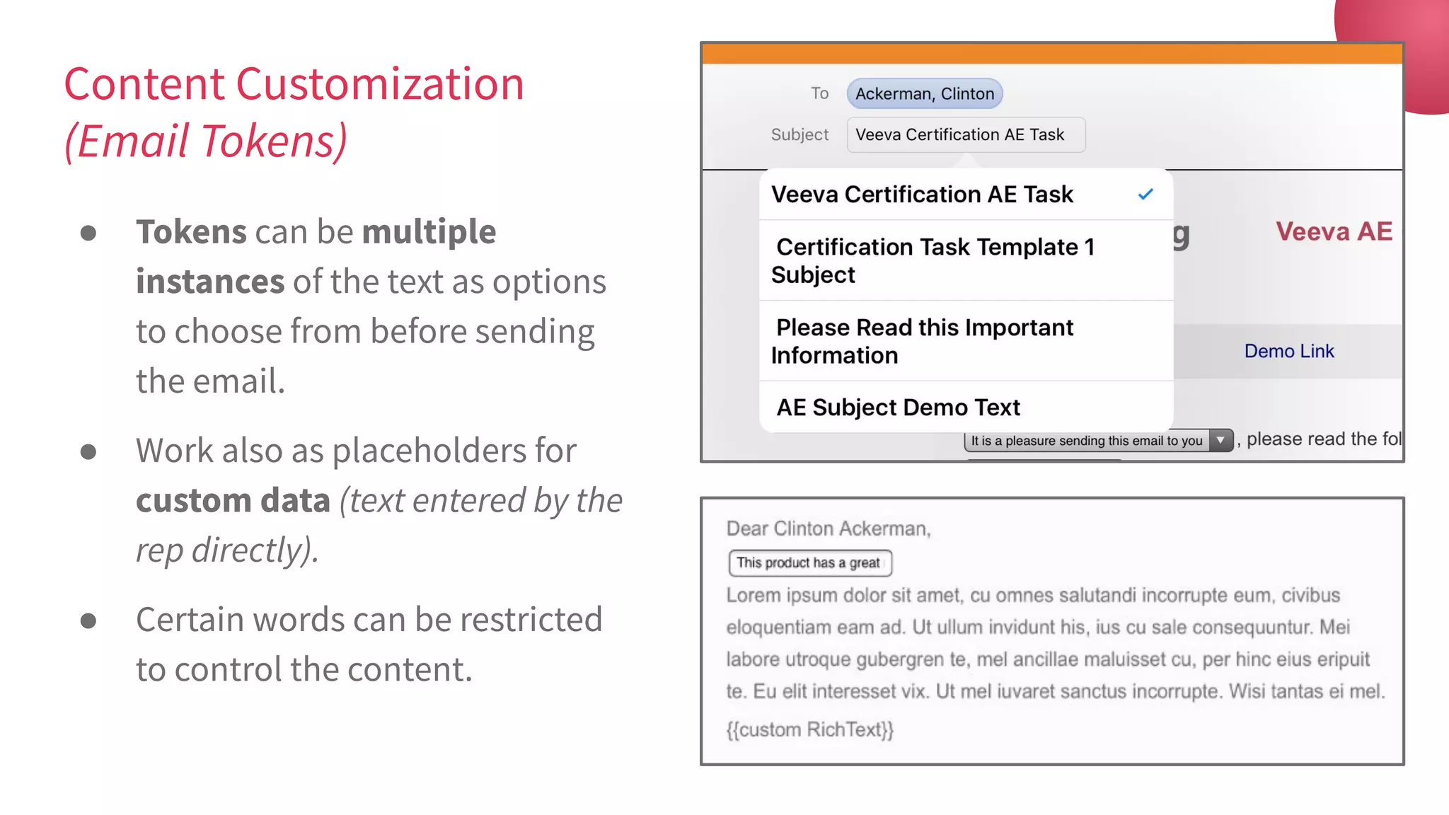 Veeva Approved Emails - Overview | PDF