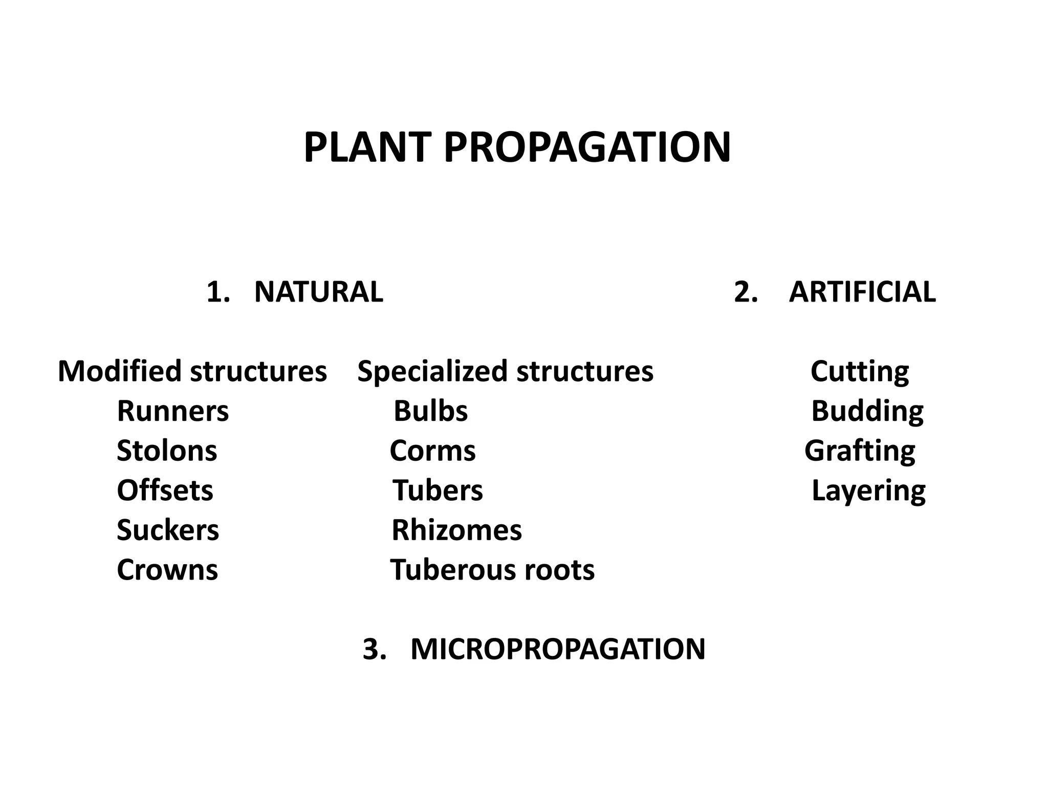 Means of reproduction in plants-VEG.-PROPAGATION | PDF