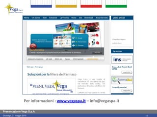 Vega.presentazione aziendale | PPT | Logistics | Business