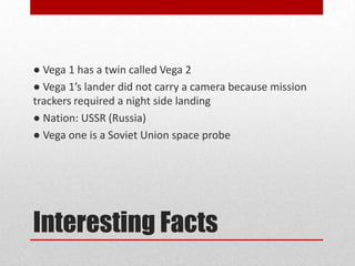 Vega 1 | PPT