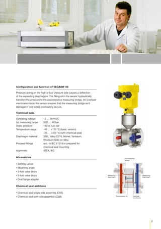 Vega Differential Pressure Measurement With Vegadif | PDF