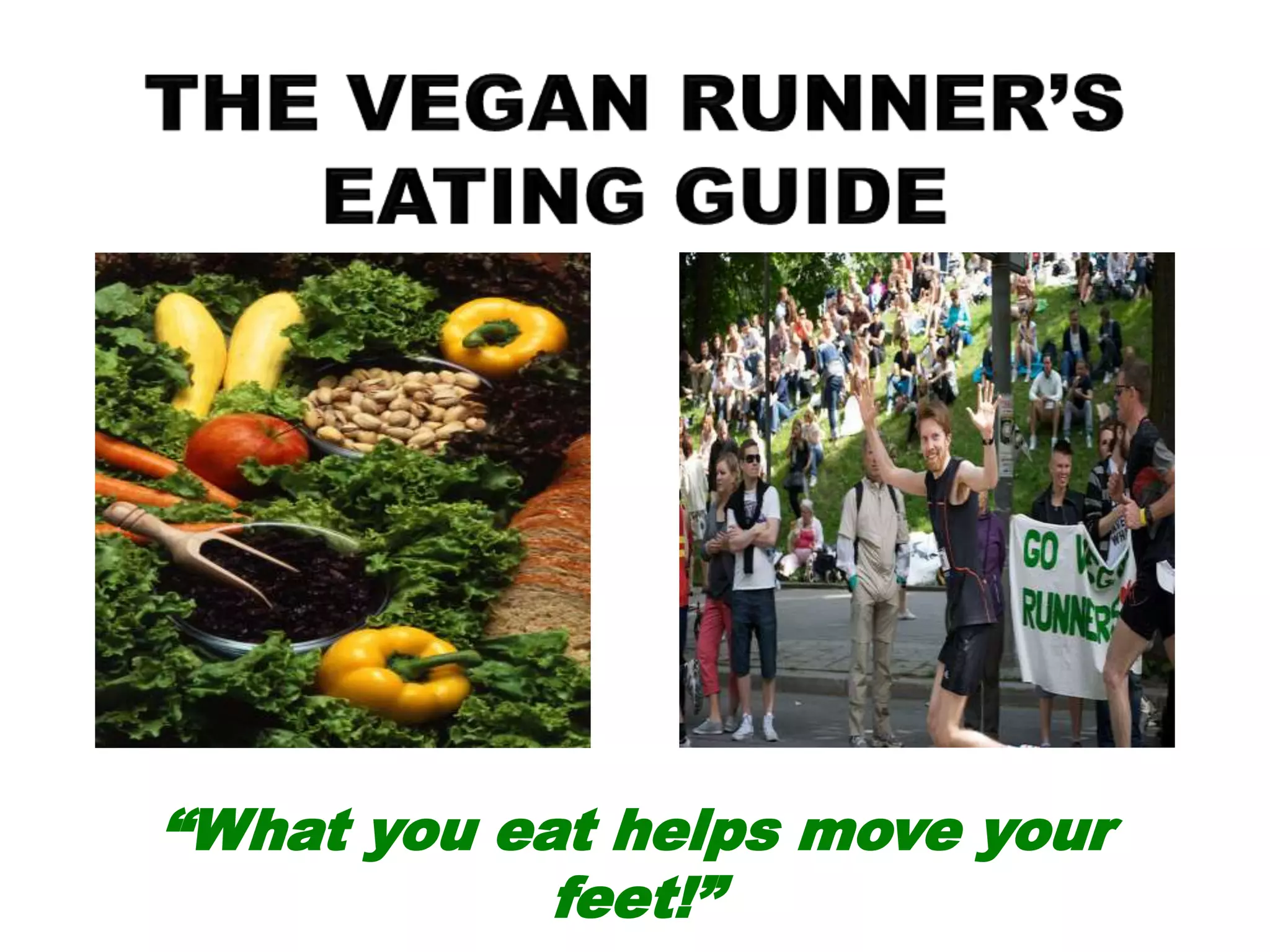 Vegan Runner's Eating Guide Presentation | PPTX