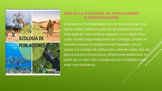 Presentacion ecologia de_las_poblaciones | PPTX