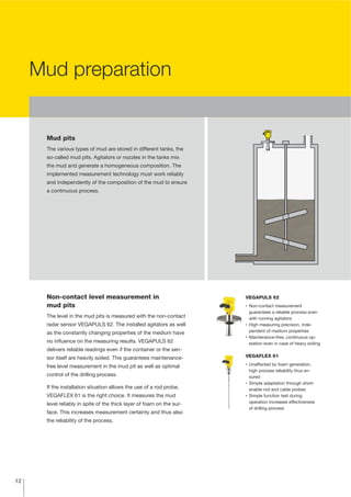 VEGA Pressure & Level Measurement - Oil and Gas Offshore Applications | PDF