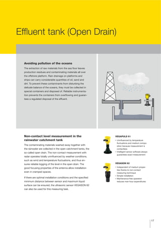 VEGA Pressure & Level Measurement - Oil and Gas Offshore Applications | PDF