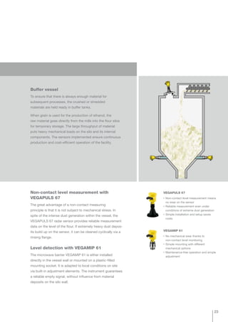 VEGA Pressure & Level Measurement - Renewable Energy Industry ...