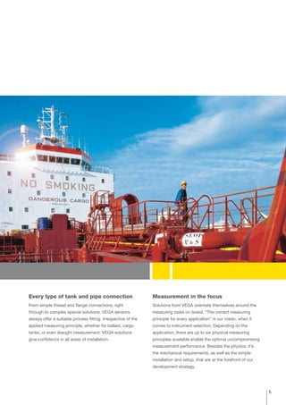 VEGA Pressure & Level Measurement – Shipbuilding Industry Applications ...