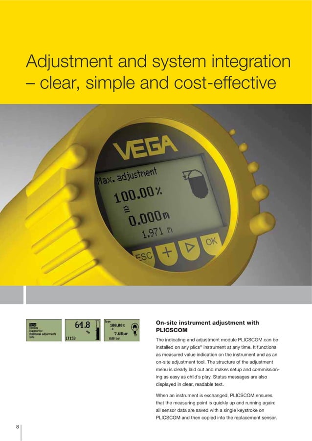 VEGA Process Measurement (Level, Limit Level & Pressure) - Oil & Gas ...