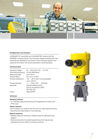 Vega Vegamip Microwave Barrier | PDF