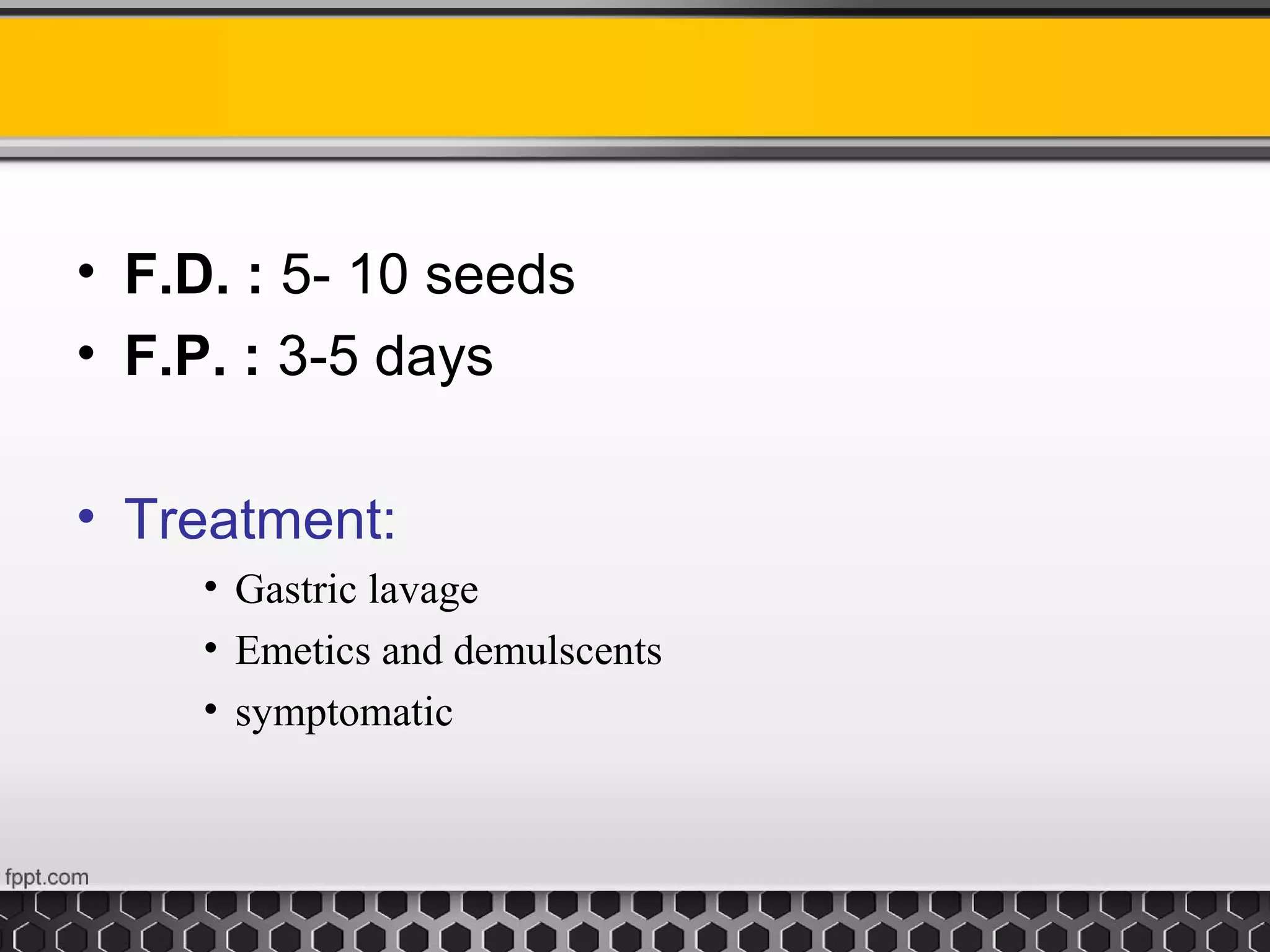 Vegetable irritant poisoning(castor abrus croton) | PPT