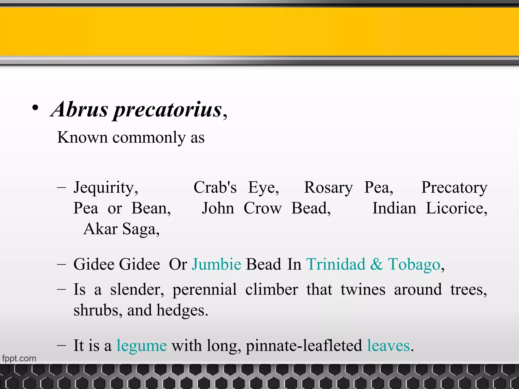 Vegetable irritant poisoning(castor abrus croton) | PPT