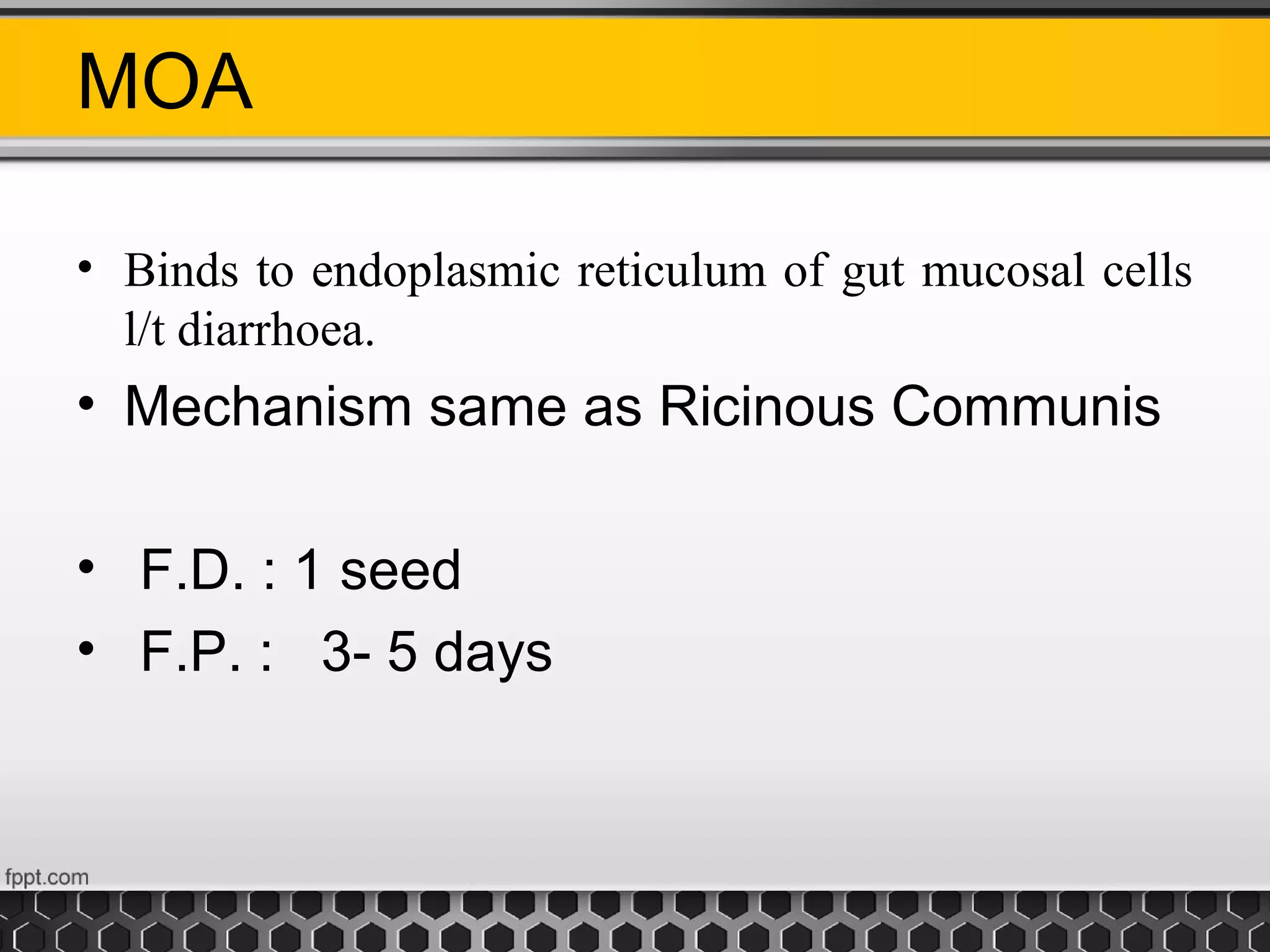 Vegetable irritant poisoning(castor abrus croton) | PPT