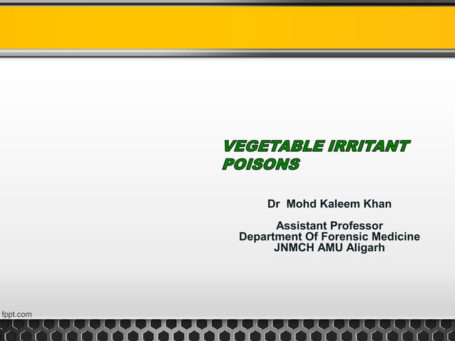 Vegetable irritant poisoning(castor abrus croton) | PPT | Digestive ...