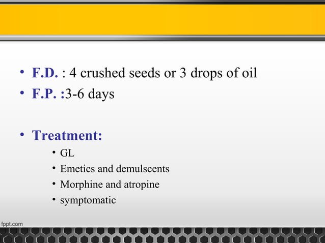 Vegetable irritant poisoning(castor abrus croton) | PPT | Digestive ...