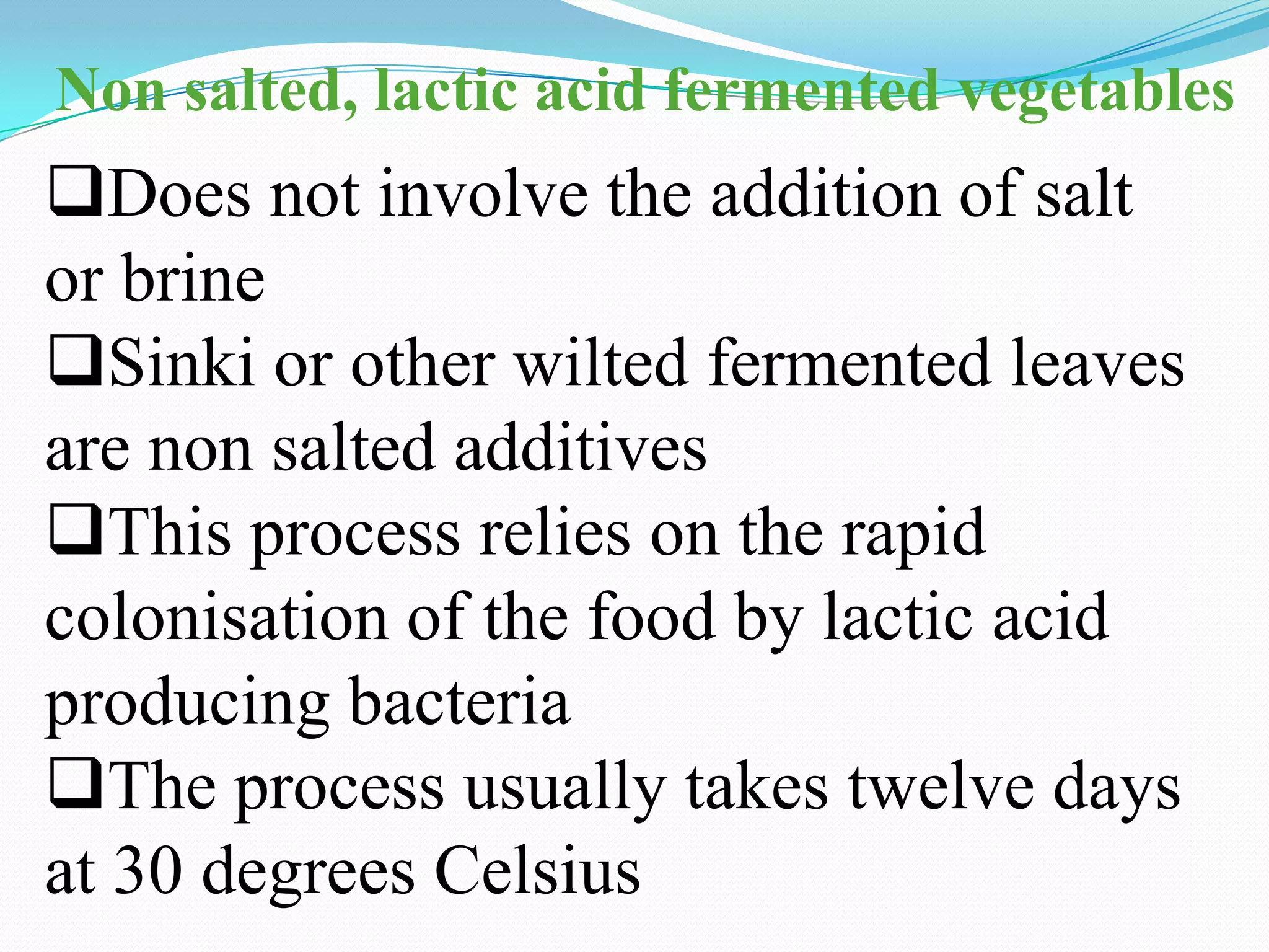 Vegetable fermentation | PPTX