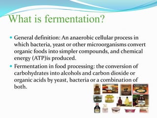 Vegetable fermentation | PPT