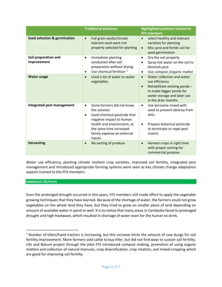 Vegetable farmer field school | PDF