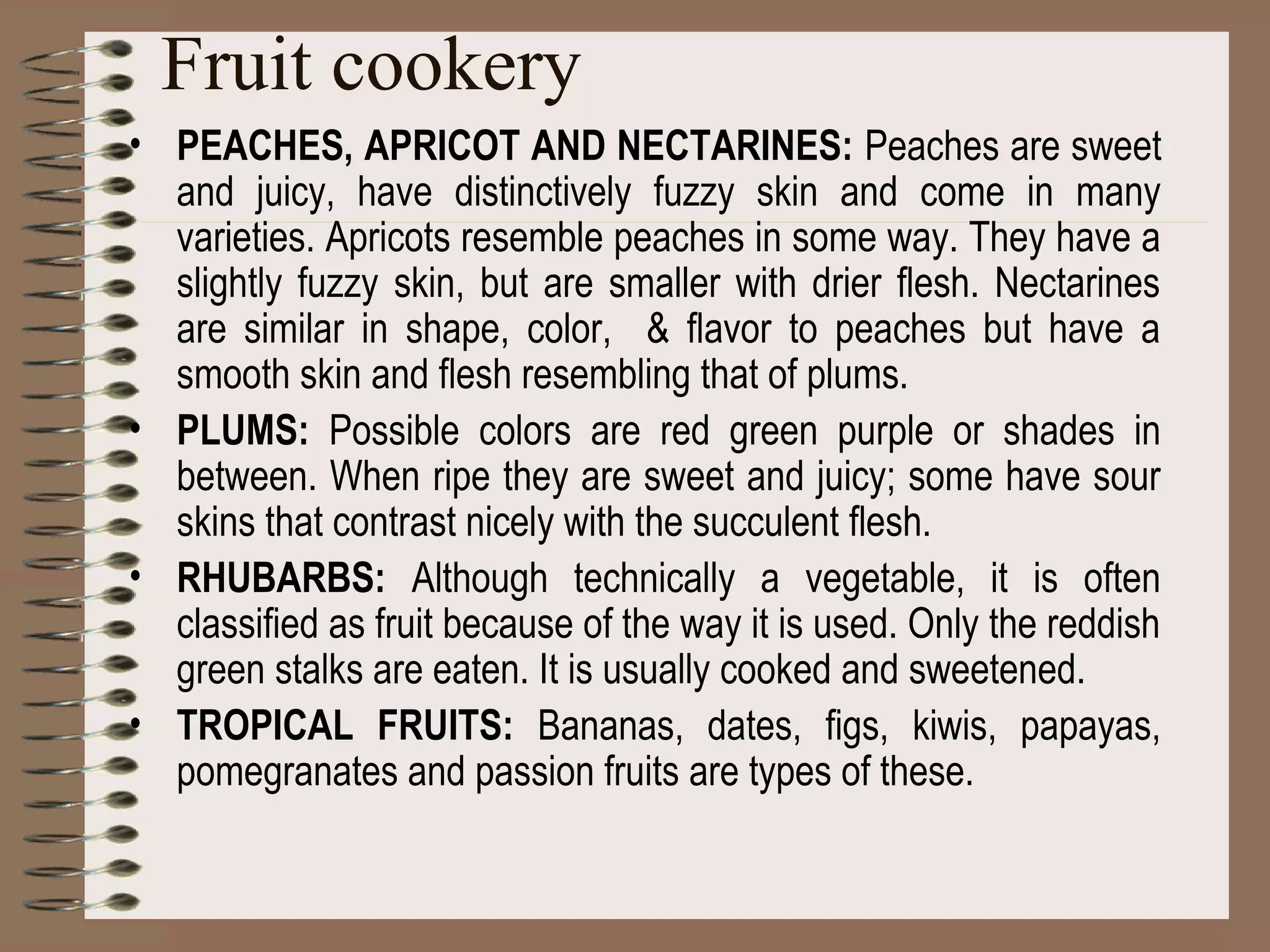 Vegetable & fruit cookery | PPT
