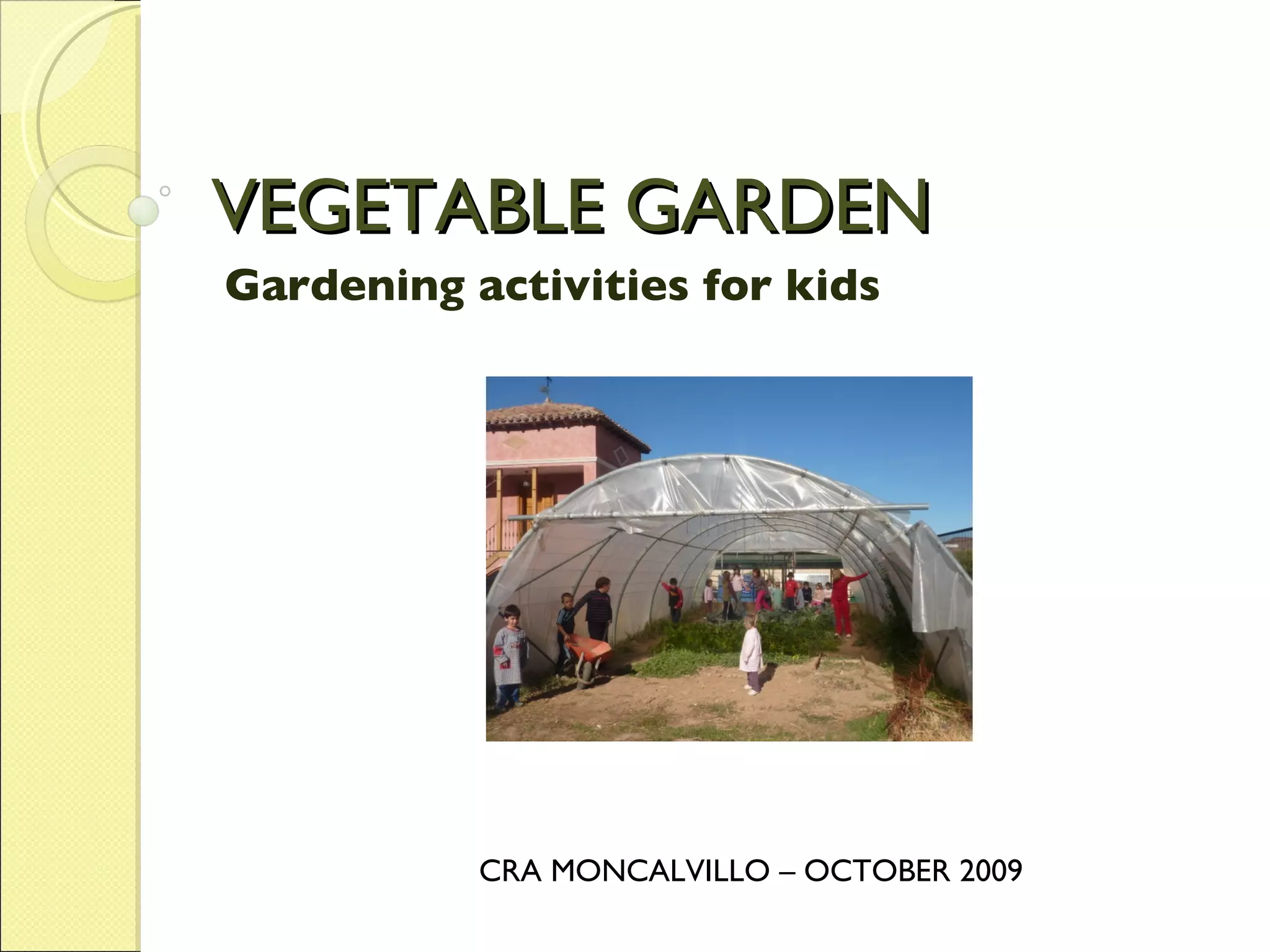 Vegetable Garden | PPT | Free Download
