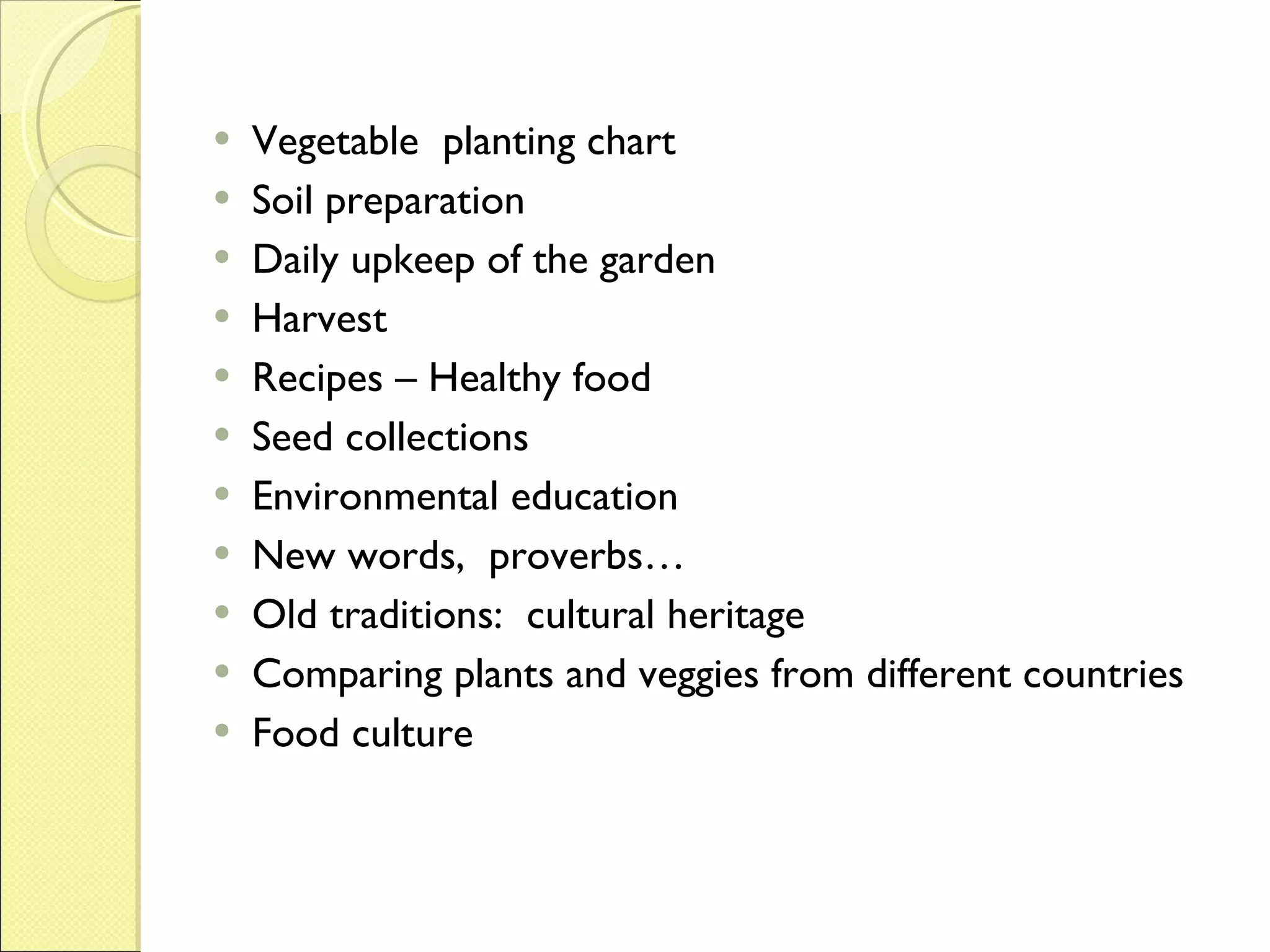 Vegetable Garden | PPT