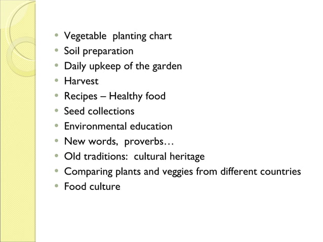 Vegetable Garden | PPT