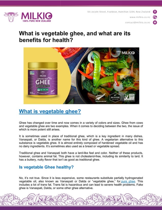 Vegetable ghee | PDF