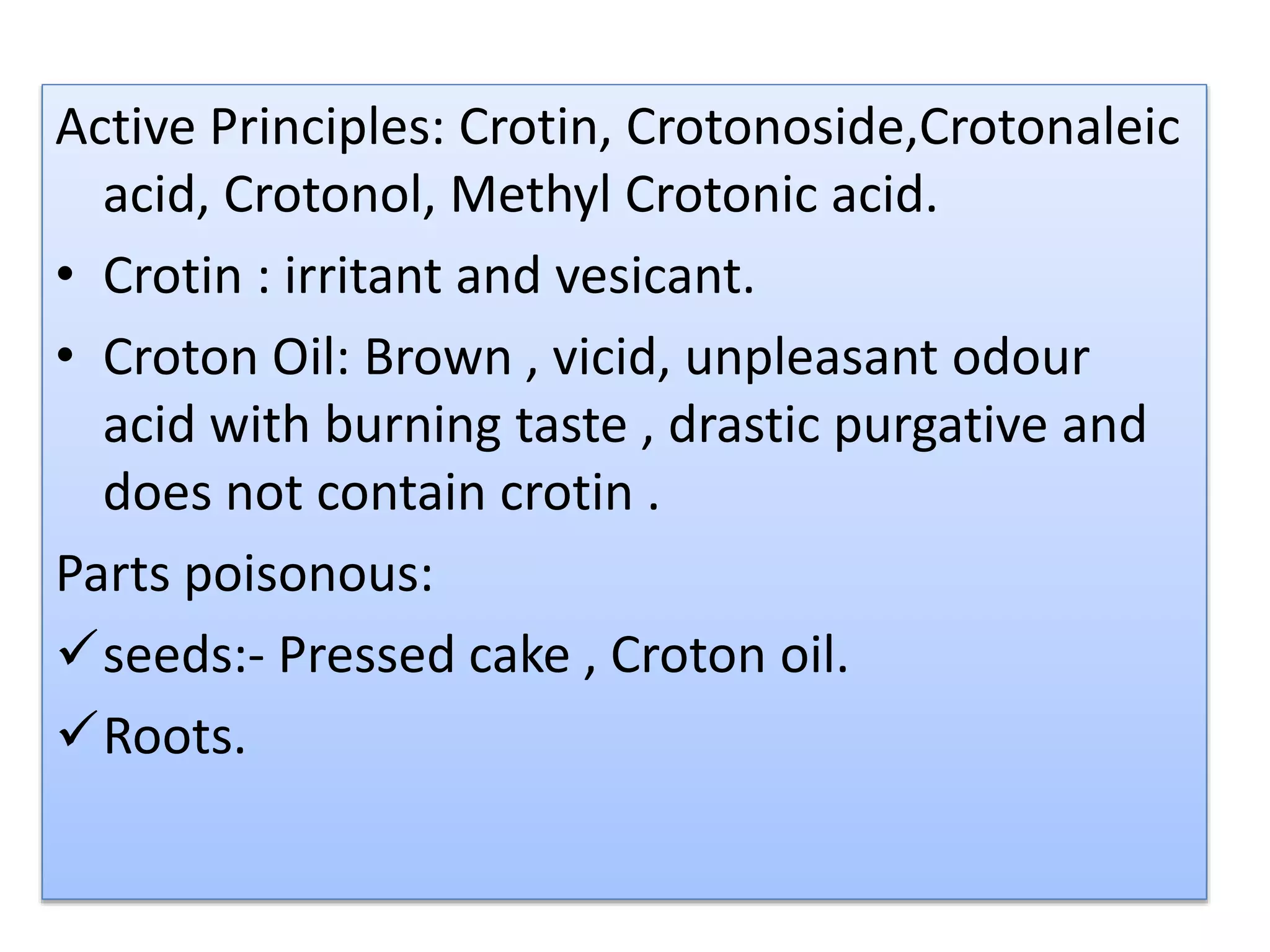 Vegetable irritants poisons | PPTX