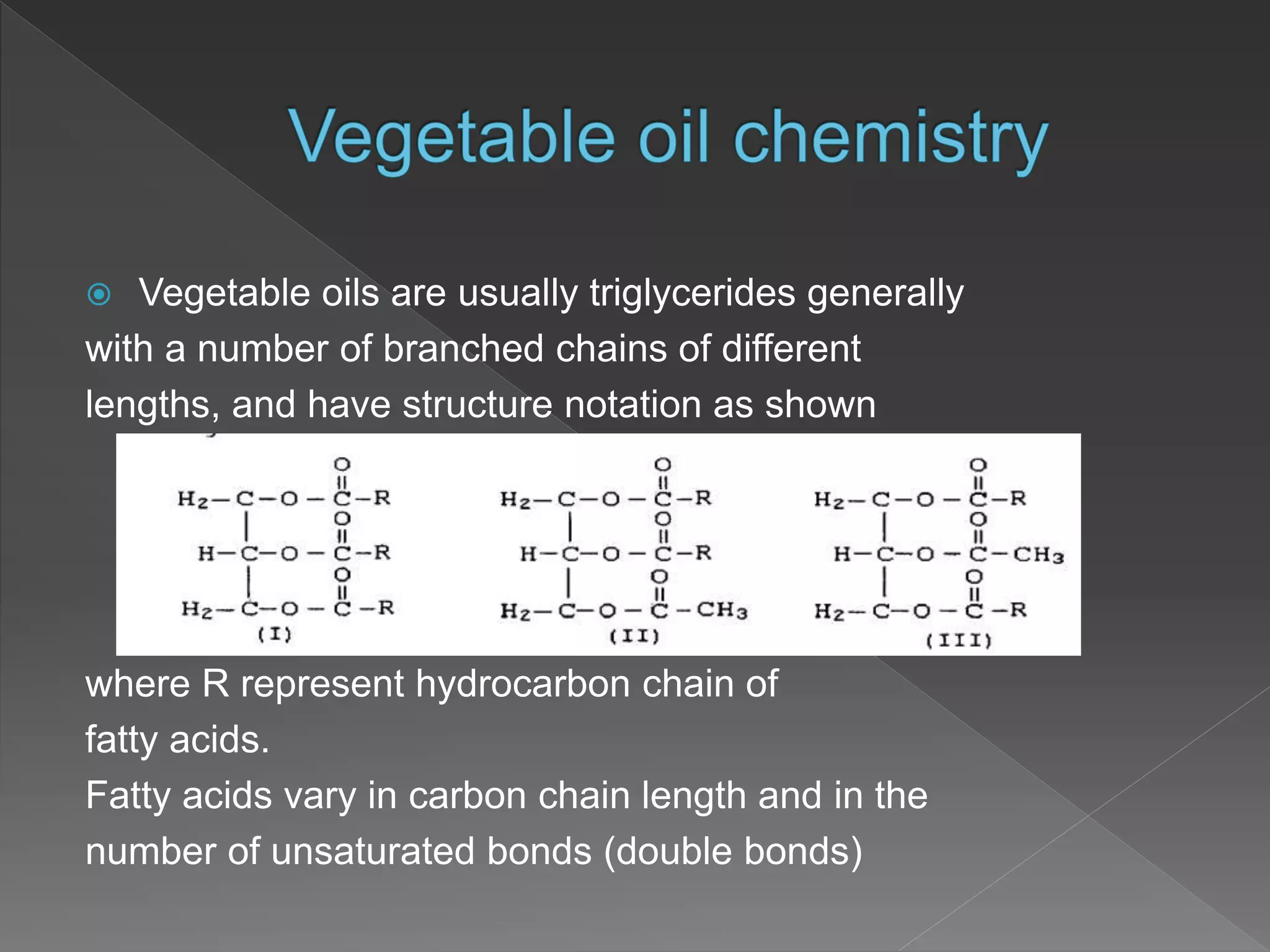 Vegetable oil as an engine fuel | PPTX