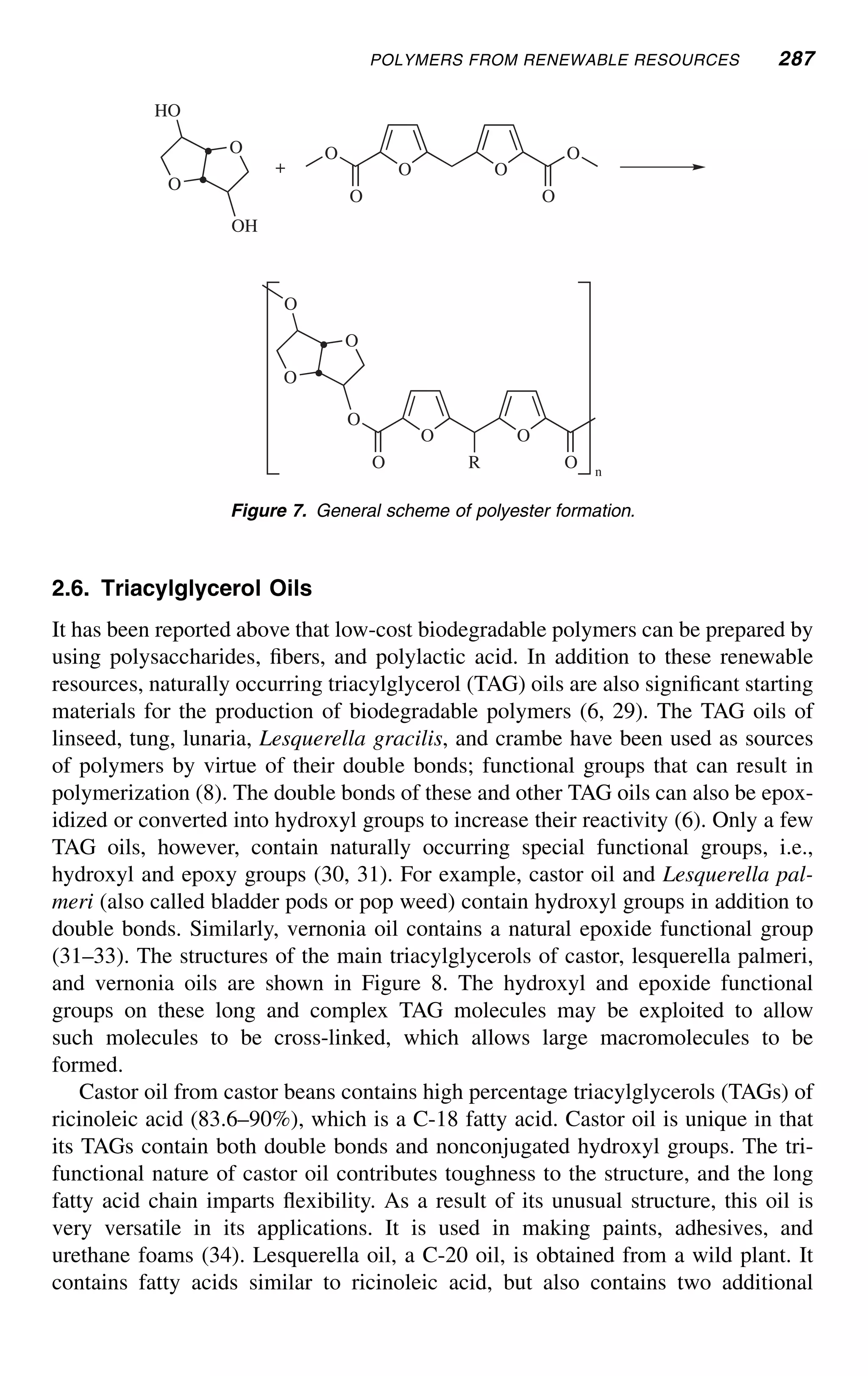 Vegetable oil in production of polymers | PDF