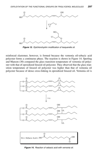 Vegetable oil in production of polymers | PDF