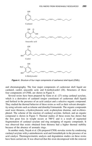 Vegetable oil in production of polymers | PDF