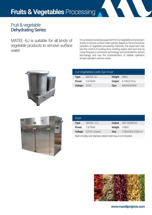 Fruits and Vegetable Processing Line Catalogue.pdf